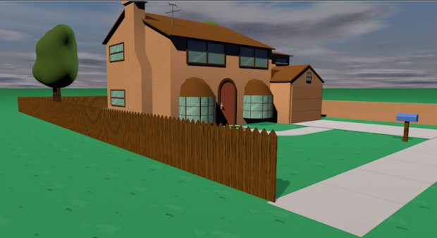 Simpson's house Free 3D Model - .3ds .obj .dae .c4d .fbx - Free3D