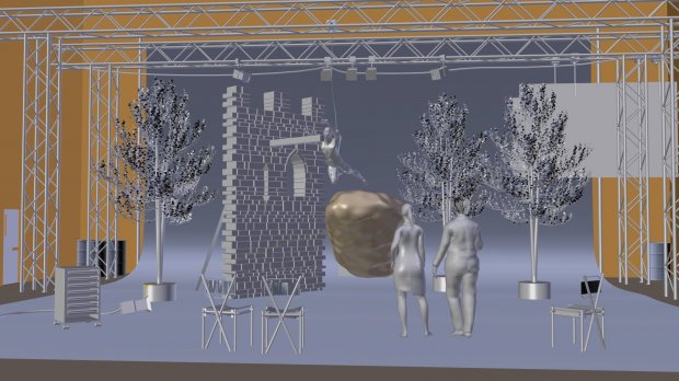 Movie set scene Free 3D Model - .blend - Free3D