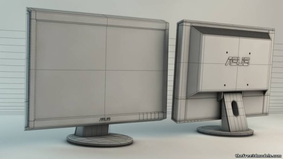 ASUS Monitor Free 3D Model - .c4d - Free3D