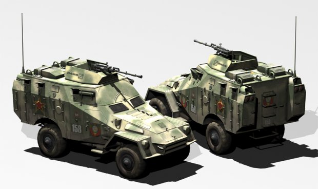 BTR-40 Free 3D Model - .3ds .tga - Free3D