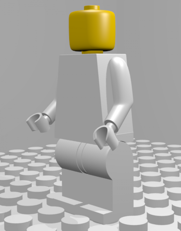 Lego Minifigure Free 3D Model - .blend - Free3D