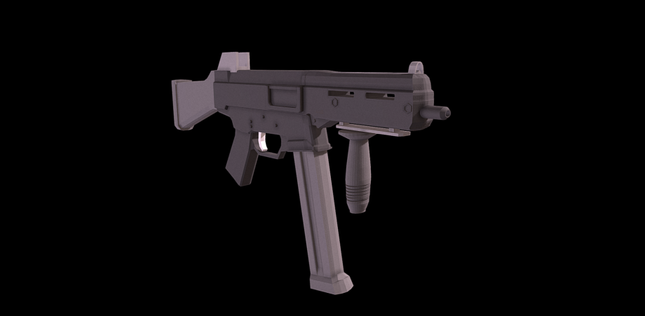 UMP-45 Free 3D Model - .obj - Free3D