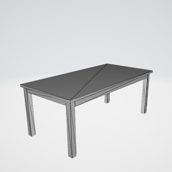 Simple Table Free 3D Model - .max .fbx - Free3D