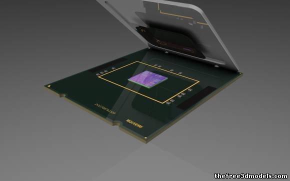 Intel Core I7 Extreme 3960X Free 3D Model - .c4d - Free3D