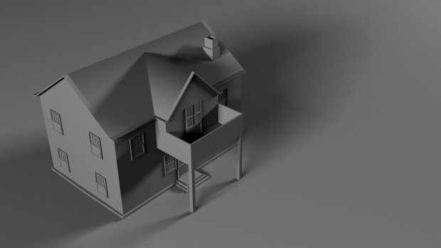 House 1 ( no textures) Free 3D Model - .max - Free3D