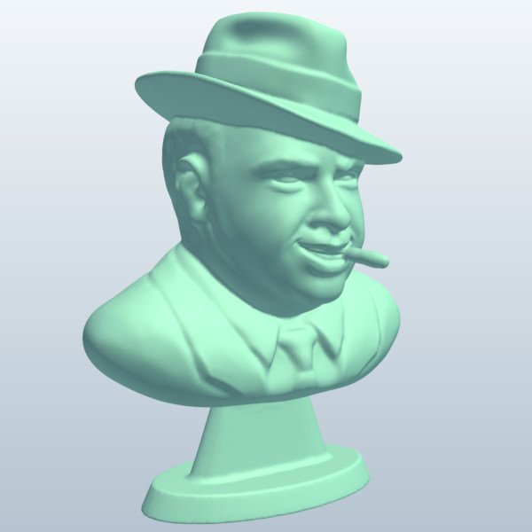 Bust Capone v1 Free 3D Model - .obj .stl - Free3D