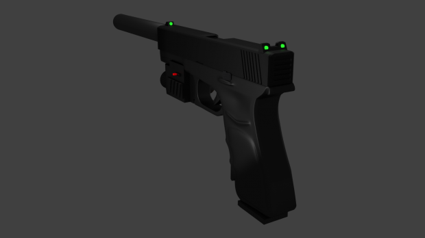 Glock 18C Free 3D Model - .3ds .obj .blend .fbx - Free3D