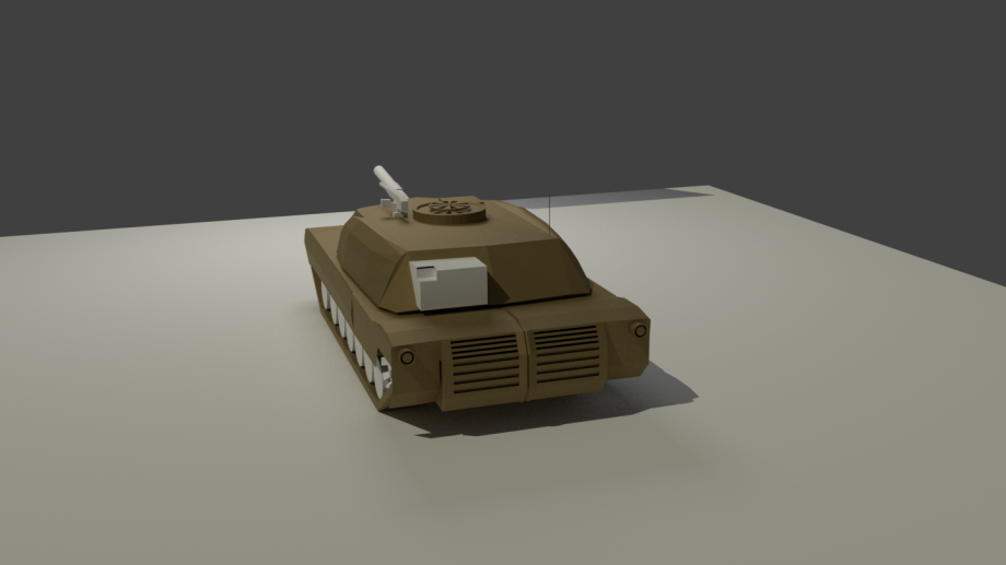 Tank Low Poly Free 3D Model - .blend .obj .3ds - Free3D