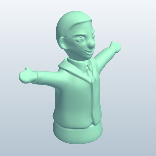 Dedo marioneta hombre v1 Modelo 3D gratis - .obj .stl - Free3D
