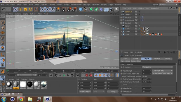 Television Bend Free 3D Model - .3ds .obj .dae .c4d .fbx .mtl - Free3D