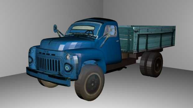 GAZ-53 GAZik Free 3D Model - .blend - Free3D