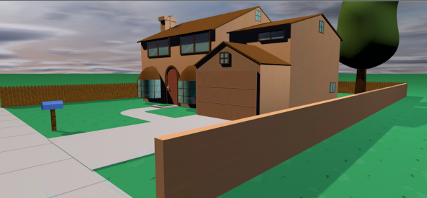 Simpson's house Free 3D Model - .3ds .obj .dae .c4d .fbx - Free3D