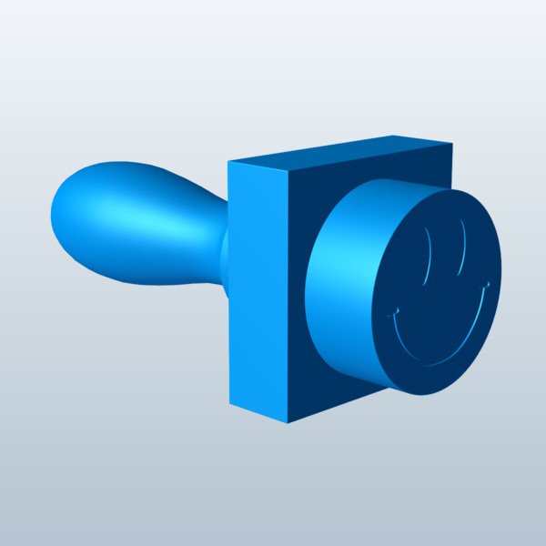 Smiling Face v1 Free 3D Model - .obj .stl - Free3D