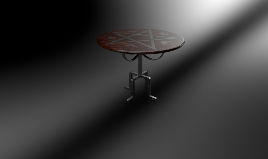 Demonic Table Free 3D Model - .fbx - Free3D
