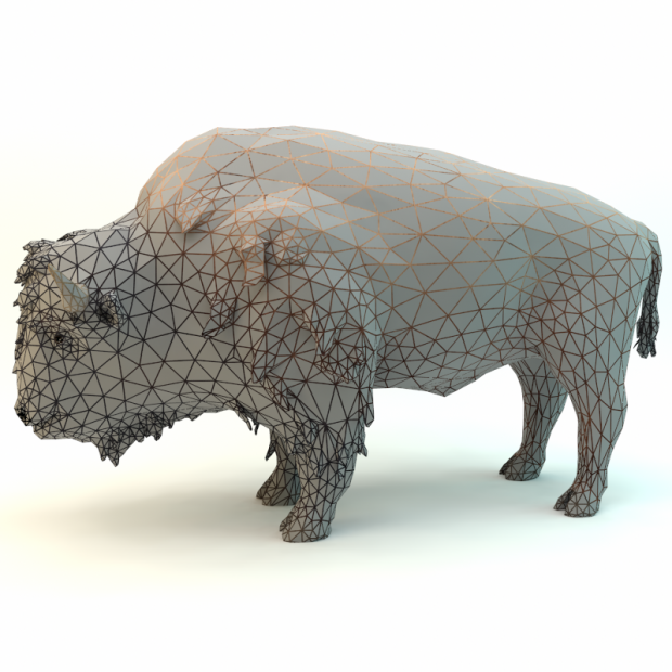 Bison Free 3D Model - .3ds .obj .fbx .dxf - Free3D