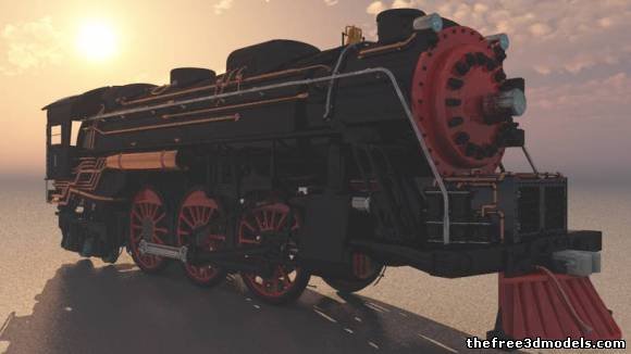 Locomotive Free 3D Model - .3ds .sldprt - Free3D