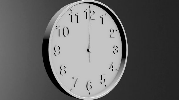 Clock Free 3D Model - .obj - Free3D