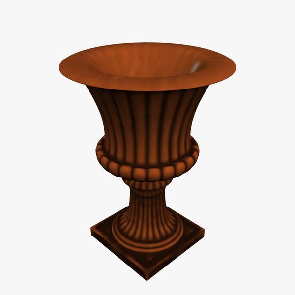 Copper planter Free 3D Model - .obj .stl - Free3D