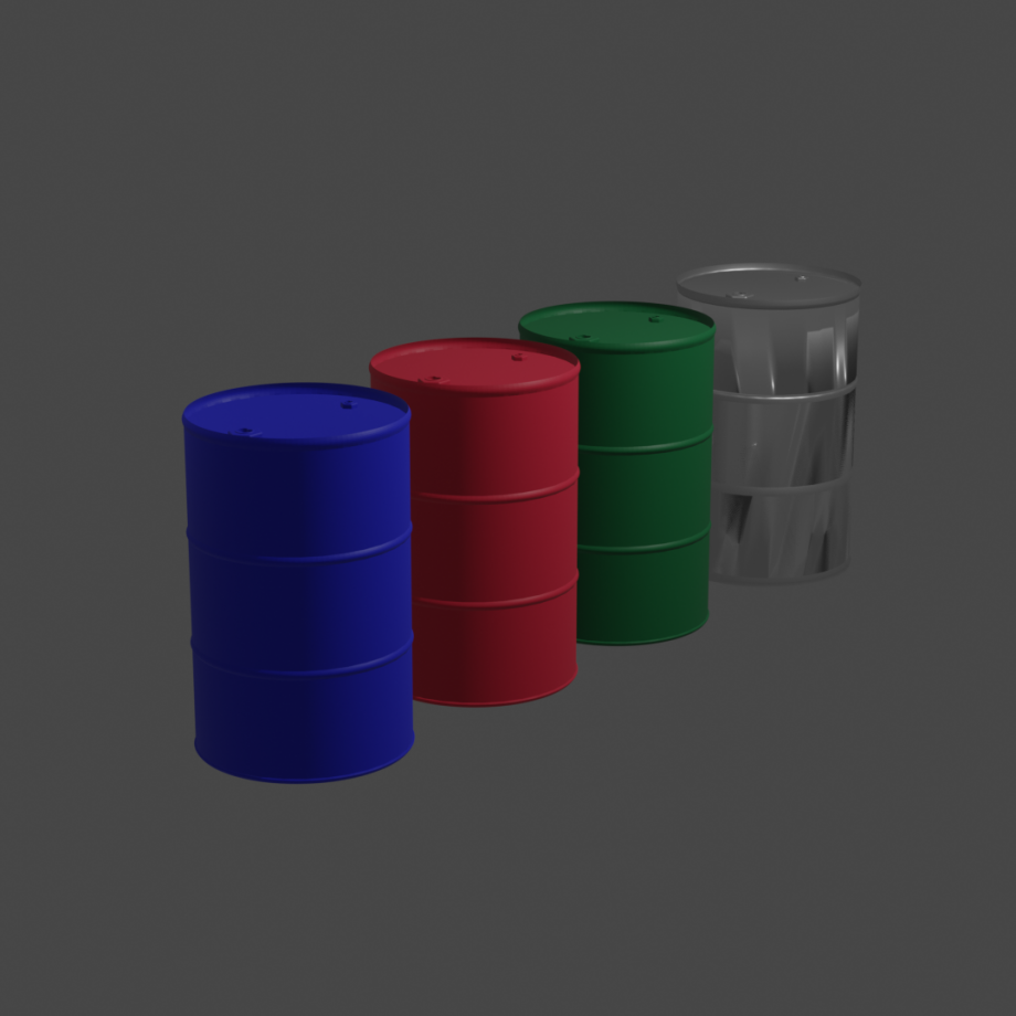 Metal barrel Free 3D Model - .obj - Free3D