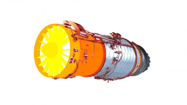 Animation - Jet Engine Free 3D Model - .mb - Free3D