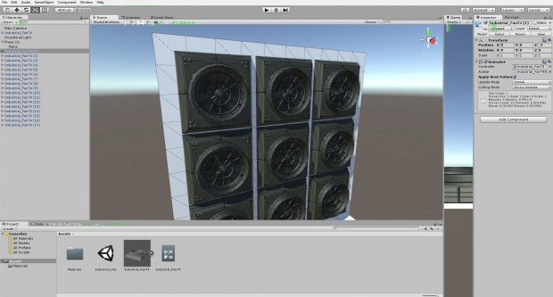 Industrial Fan Low-Poly and Animated Free 3D Model - .obj .dae .blend ...