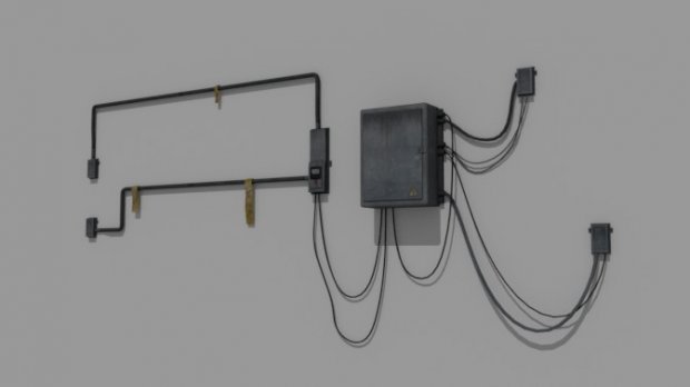 Wall Fuse Boxes Free 3D Model - .3ds .obj .fbx - Free3D