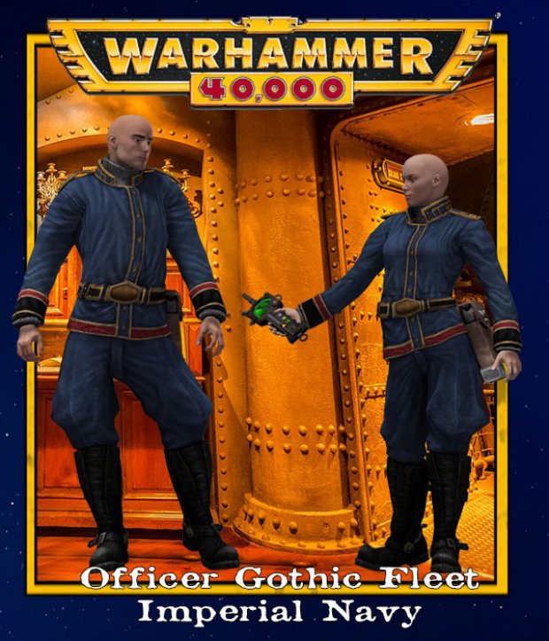 Officer bridge ship battlefleet gothic 40k Free 3D Model - .obj .poser ...