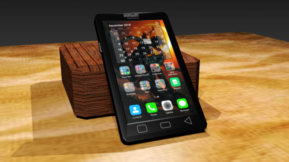 Hand Phone Siomay Low Poly Free 3D Model - .blend .fbx .obj - Free3D