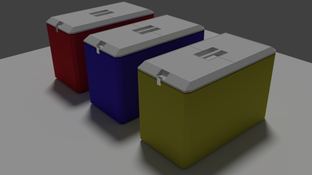 Cooler box Free 3D Model - .blend - Free3D