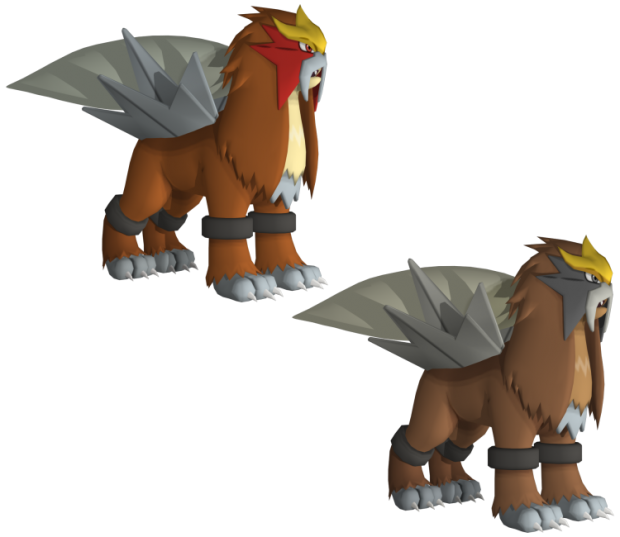 Entei (Pokemon) Free 3D Model - .dae .fbx - Free3D