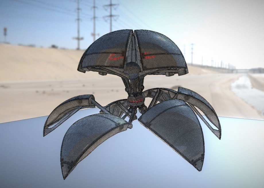 Sphere Bot High Poly Version Free 3D Model - .blend - Free3D