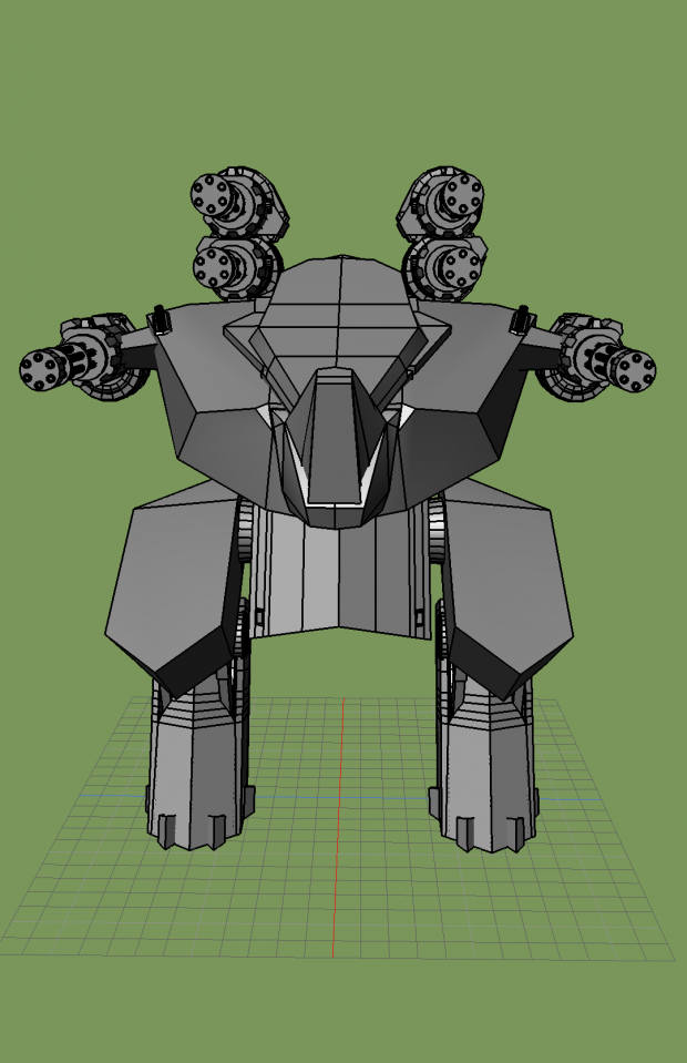 Rhino (war robots) Free 3D Model - .obj - Free3D