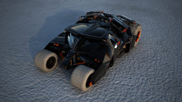 Batman tumbler Free 3D Model - .c4d - Free3D