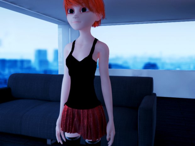 Girl style pixar Free 3D Model - .obj .fbx - Free3D