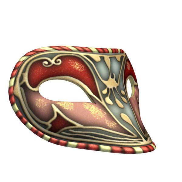Columbina Mask v1 Free 3D Model - .obj .stl - Free3D
