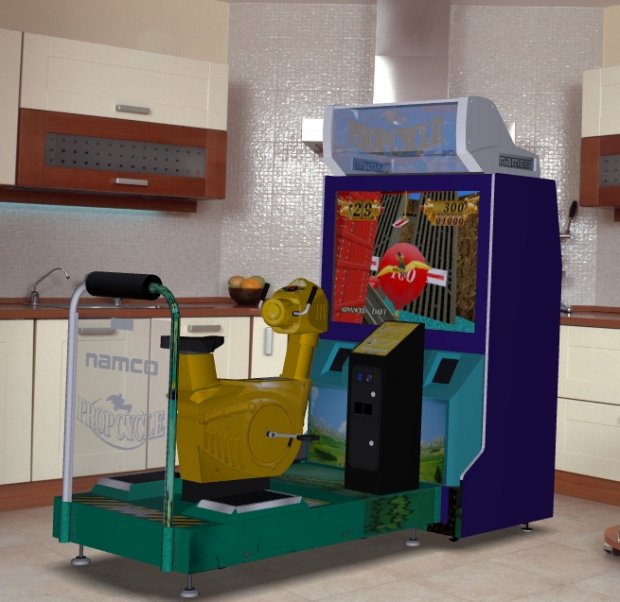 PropCycle - Sitdown Exercise Machine Free 3D Model - .3ds - Free3D