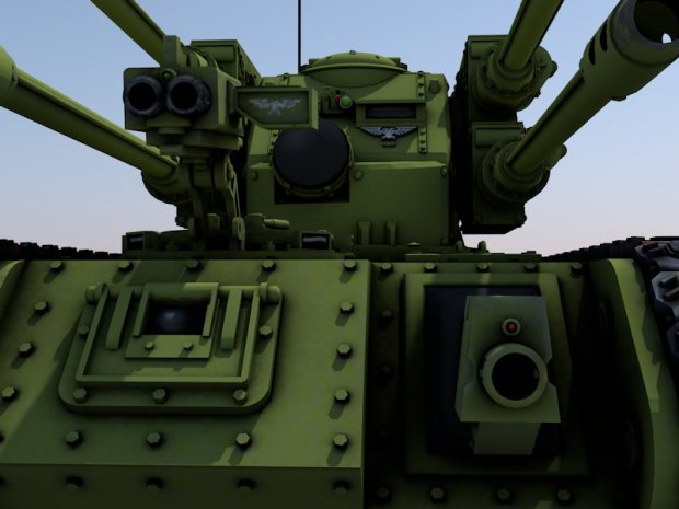 Hydra flak imperial guard cadia Free 3D Model - .obj .sldasm - Free3D