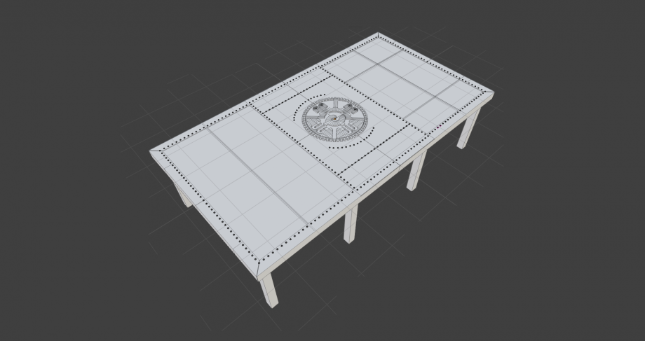 Mayans M.C. Table Free 3D Model - .obj .blend - Free3D