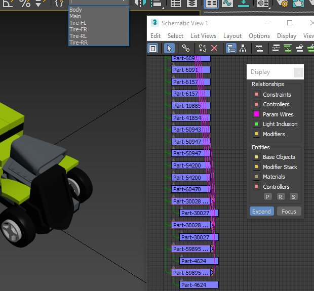 Lego 8302 Rod Rider gratis 3D-model - .3ds .dae .max .c4d .fbx - Free3D