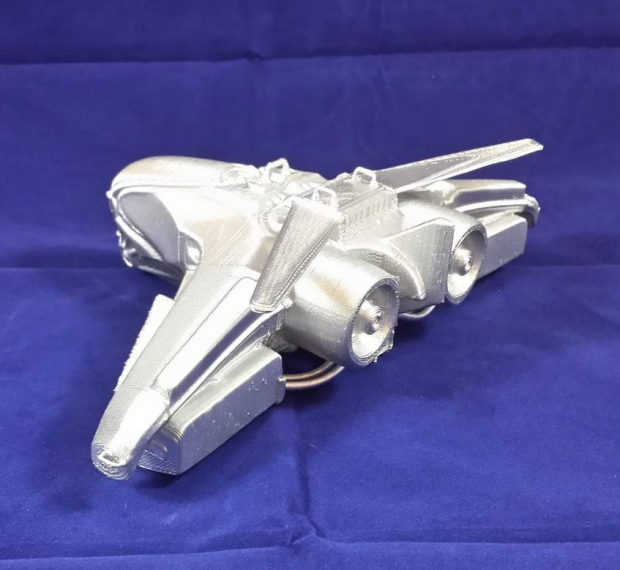 Intergalactic Spaceship 3d-printable Free 3D Model - .blend .stl - Free3D