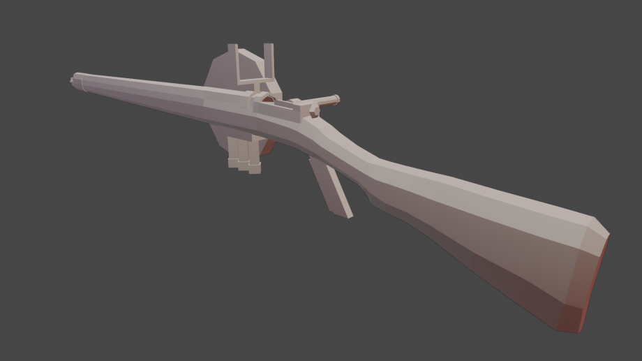 Low Poly Crank Gun Free 3D Model - .fbx - Free3D