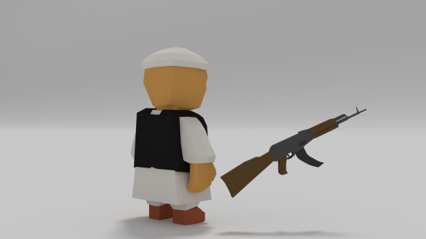 Low Poly Rigs Soldier Free 3D Model - .obj .blend .fbx - Free3D