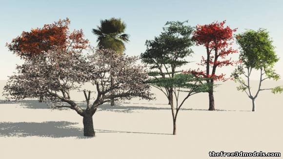Trees 2 Free 3D Model - .3ds .sldprt - Free3D