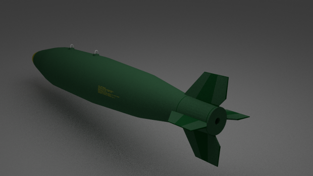 MK-83 Bomb Free 3D Model - .3ds .obj .dae .blend .fbx .mtl .tga .sldprt ...