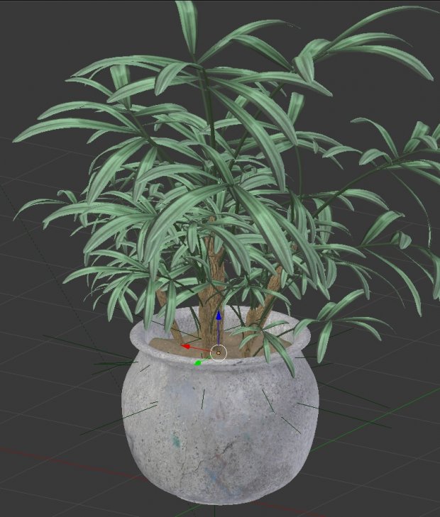 Outside Plant Free 3D Model - .blend - Free3D