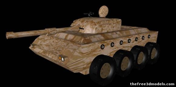 Light tank unfinished Free 3D Model - .3ds .obj .c4d .sldprt - Free3D