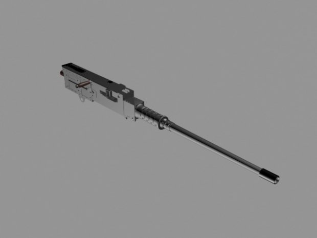 50 Cal. Browning Free 3D Model - .max - Free3D