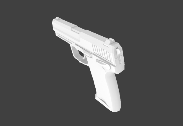USP 45 Free 3D Model - .3ds .obj .blend .fbx - Free3D