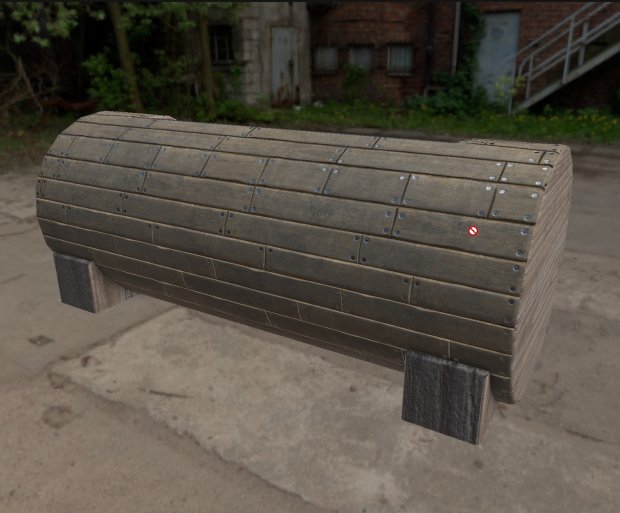 Wood Bench Round Free 3D Model - .fbx - Free3D