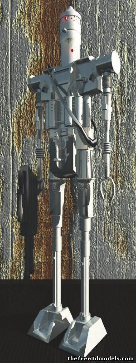 Star Wars ig 88 Free 3D Model - .3ds .obj .sldprt - Free3D